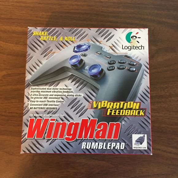 Logitech | Video Games & Consoles | Vintage Logitech Wingman Rumblepad ...